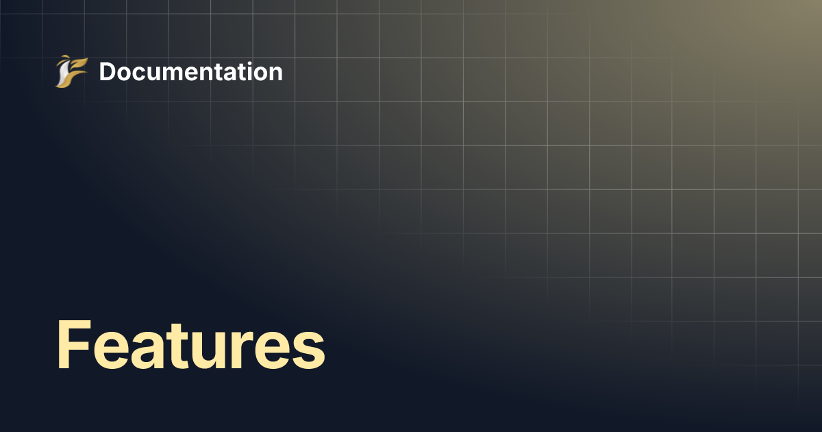 Features | Documentation